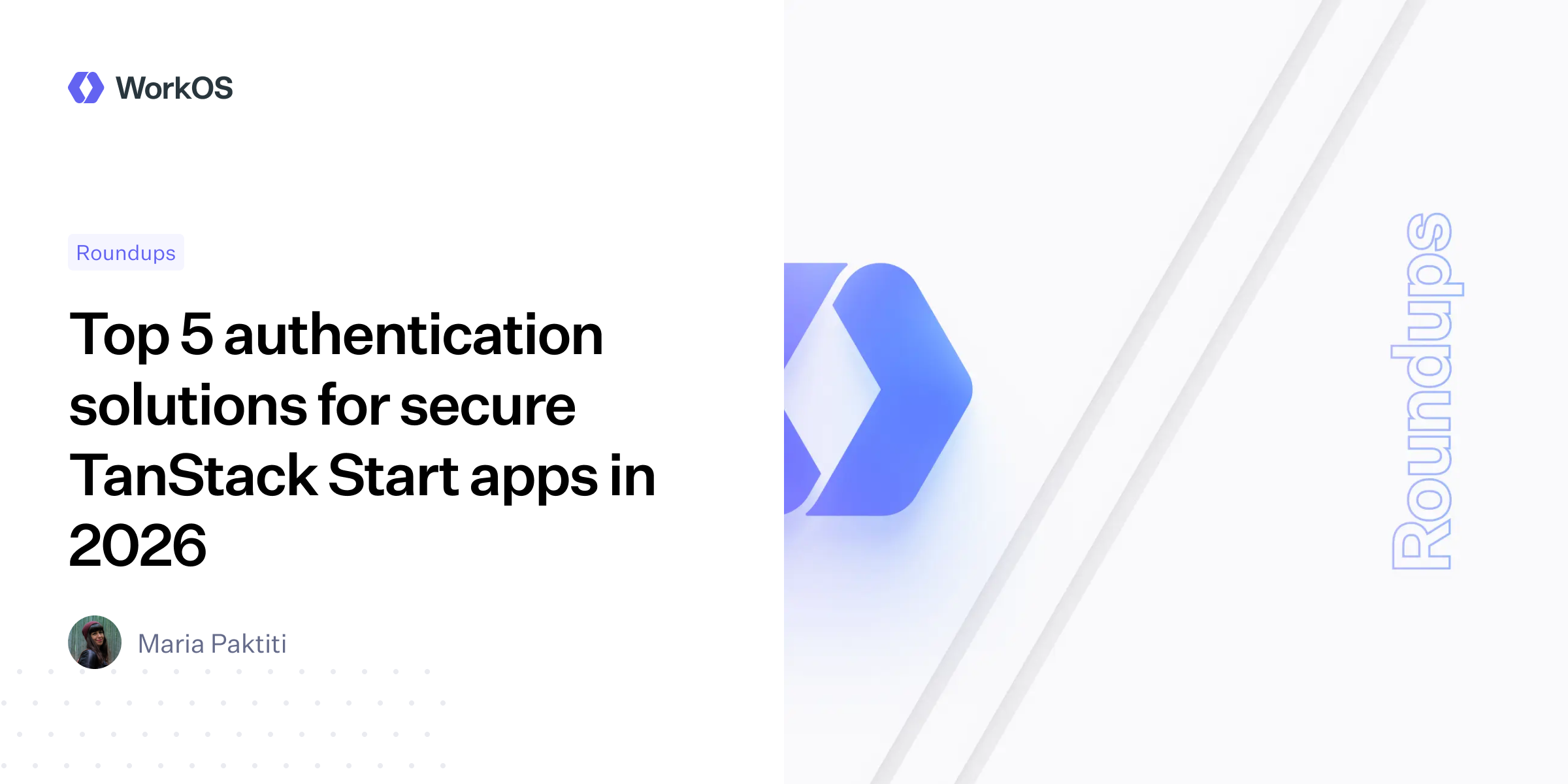 Top 5 authentication solutions for secure TanStack Start apps in 2026 — WorkOS