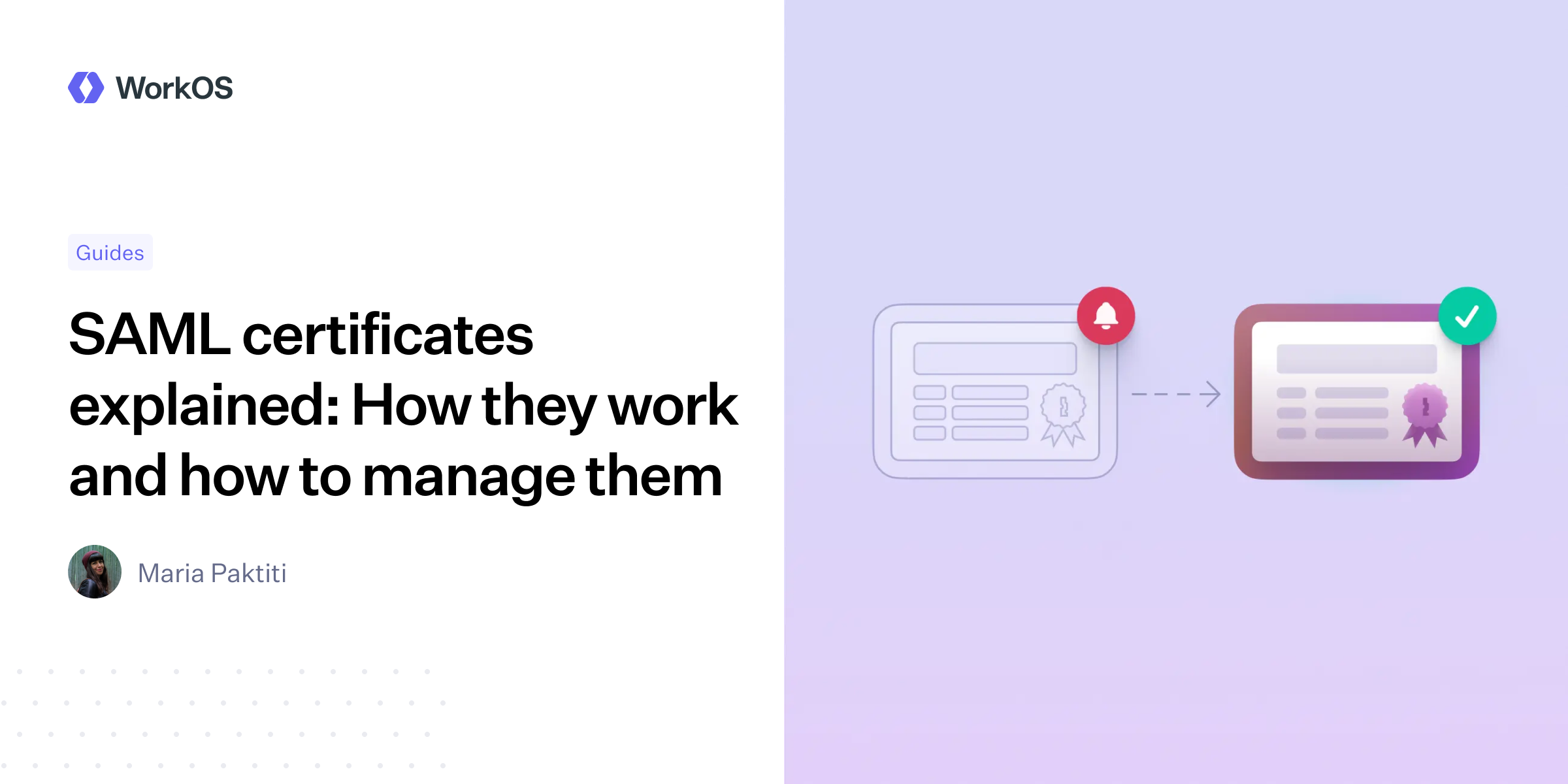 SAML certificates explained: How they work and how to manage them — WorkOS