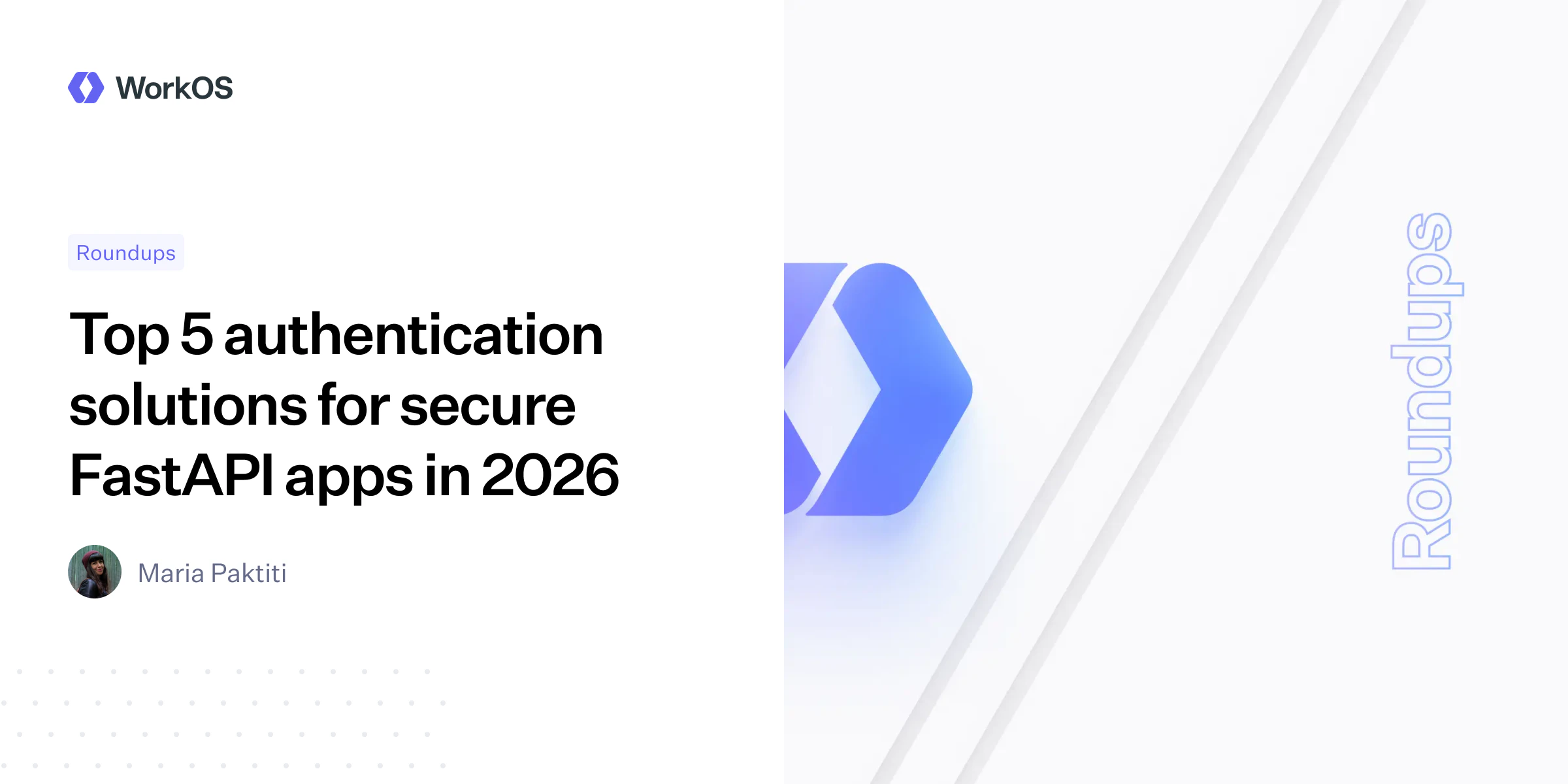 Top 5 authentication solutions for secure FastAPI apps in 2026 — WorkOS