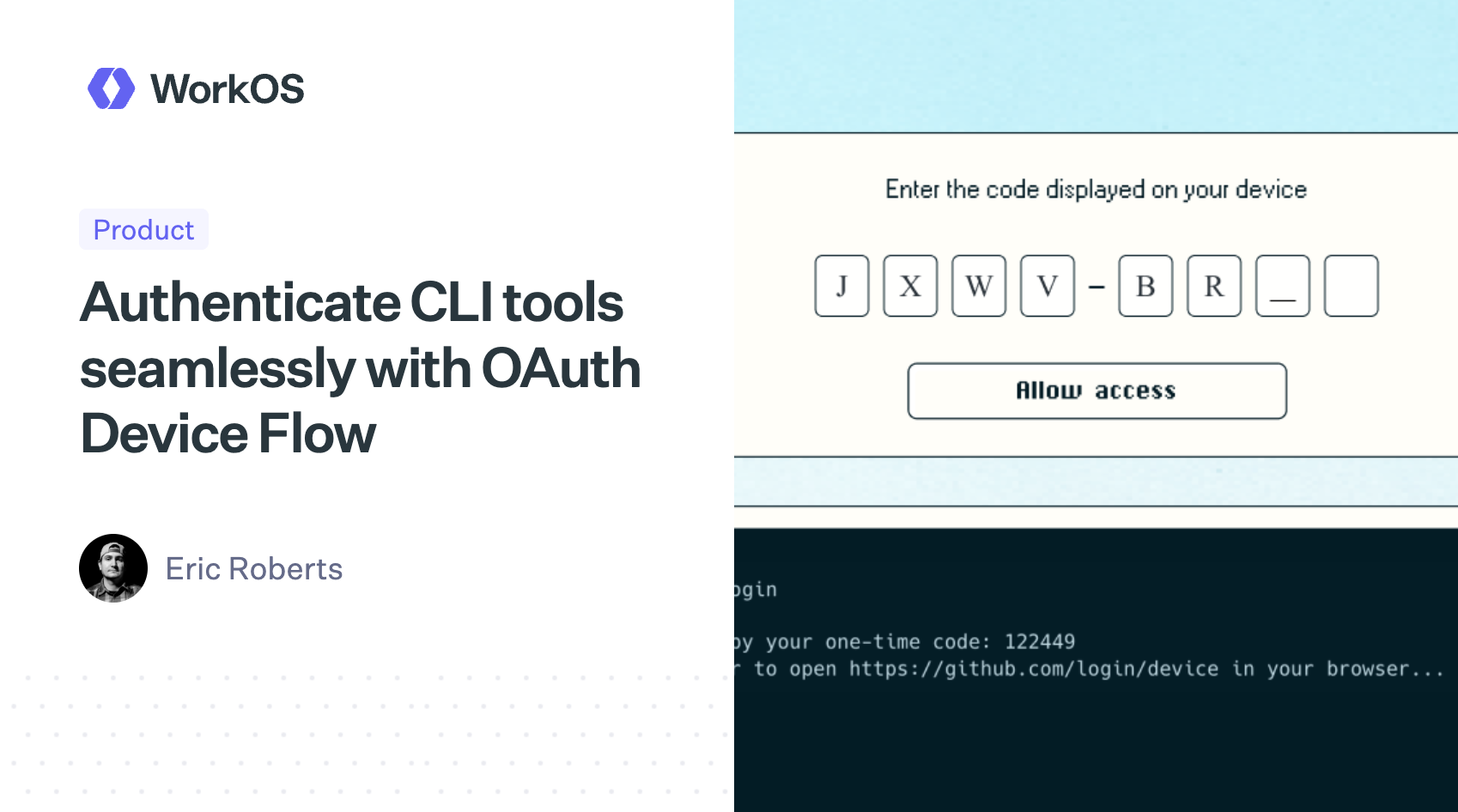 Authenticate CLI tools seamlessly with OAuth Device Flow — WorkOS