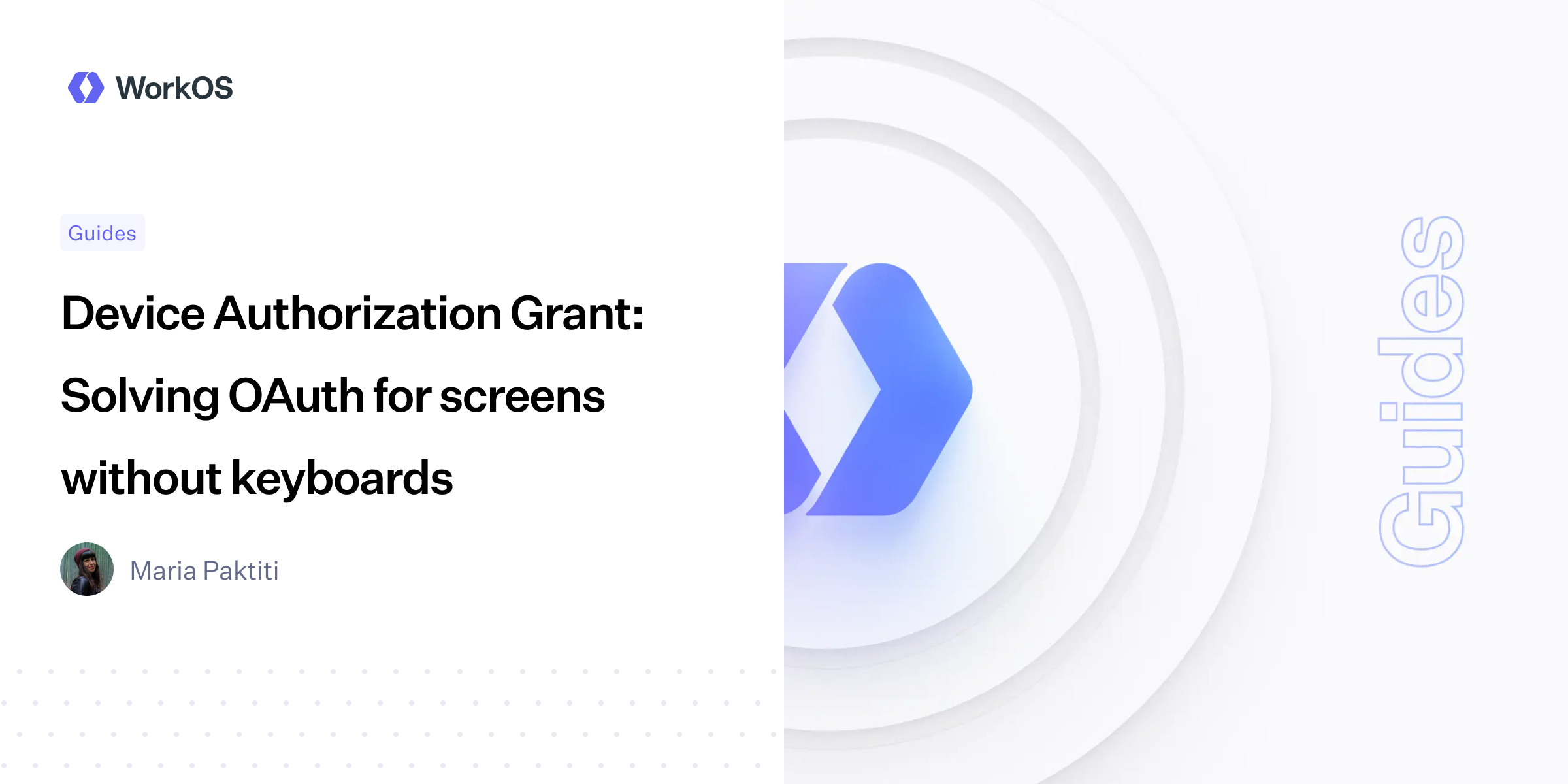 Device Authorization Grant: Solving OAuth for screens without keyboards ... Device Authorization Grant: Solving OAuth for screens without keyboards ...