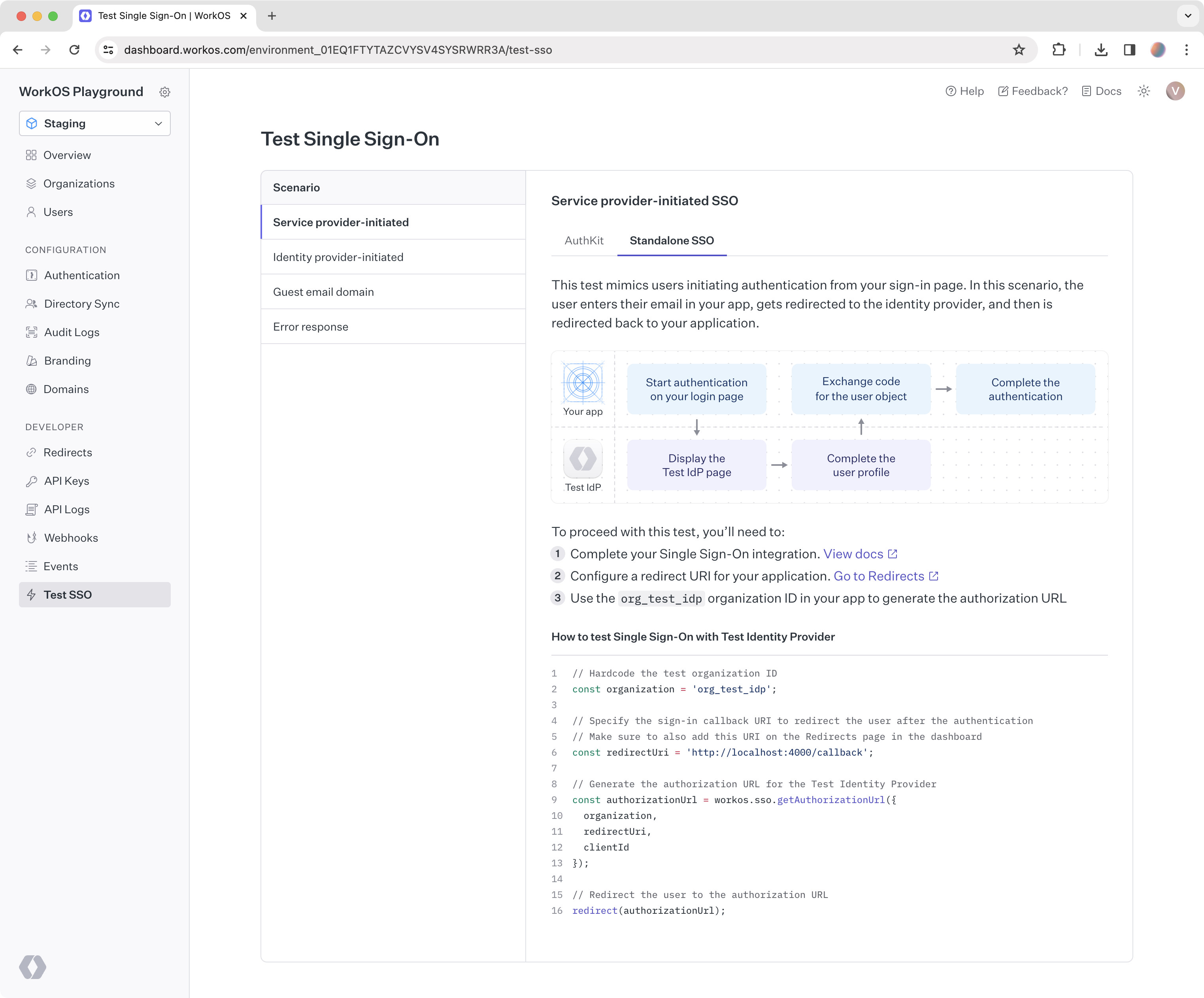 Single Sign-On – AuthKit – WorkOS Docs Single Sign-On – AuthKit – WorkOS Docs