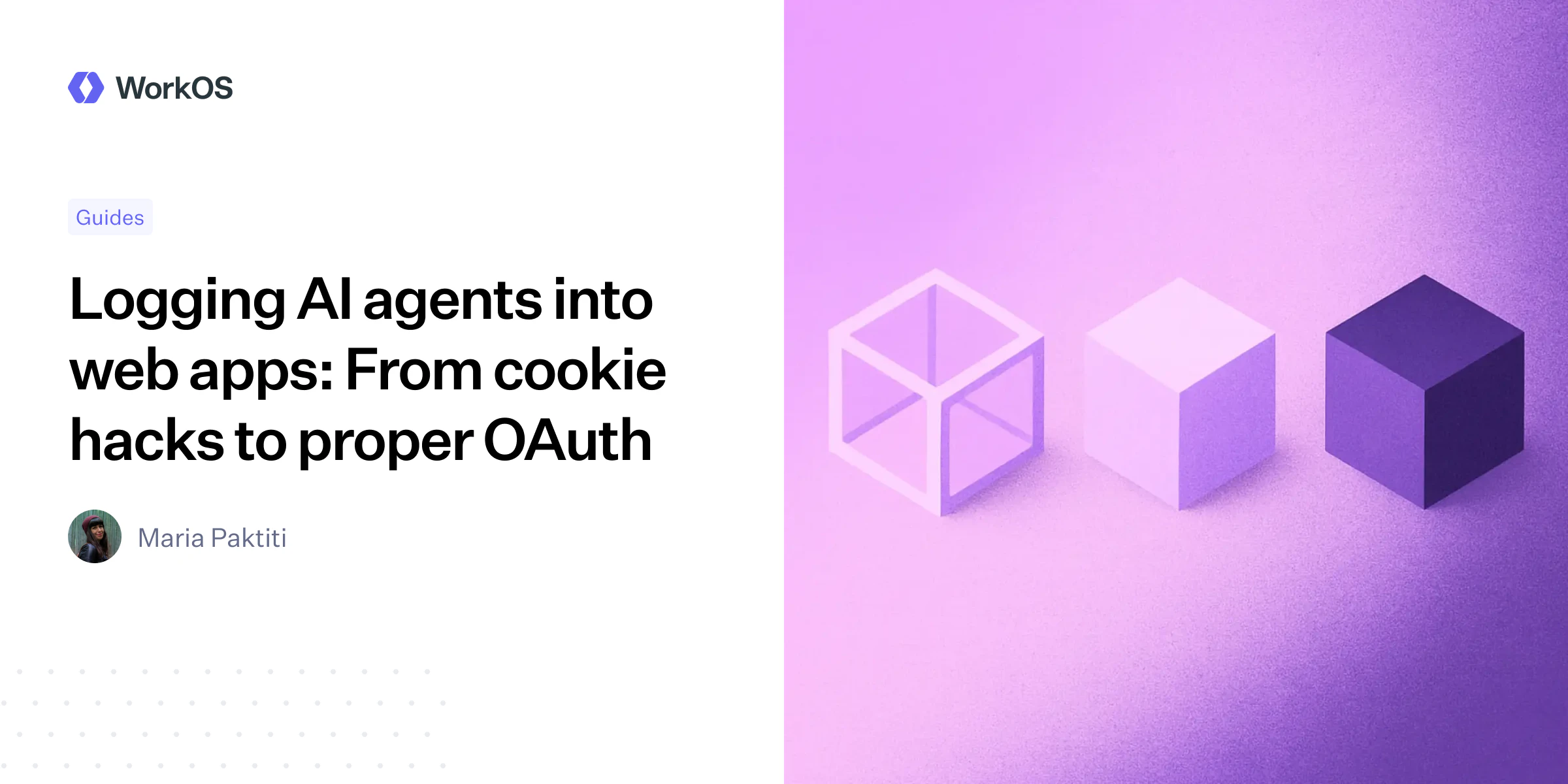 Logging AI agents into web apps: From cookie hacks to proper OAuth — WorkOS